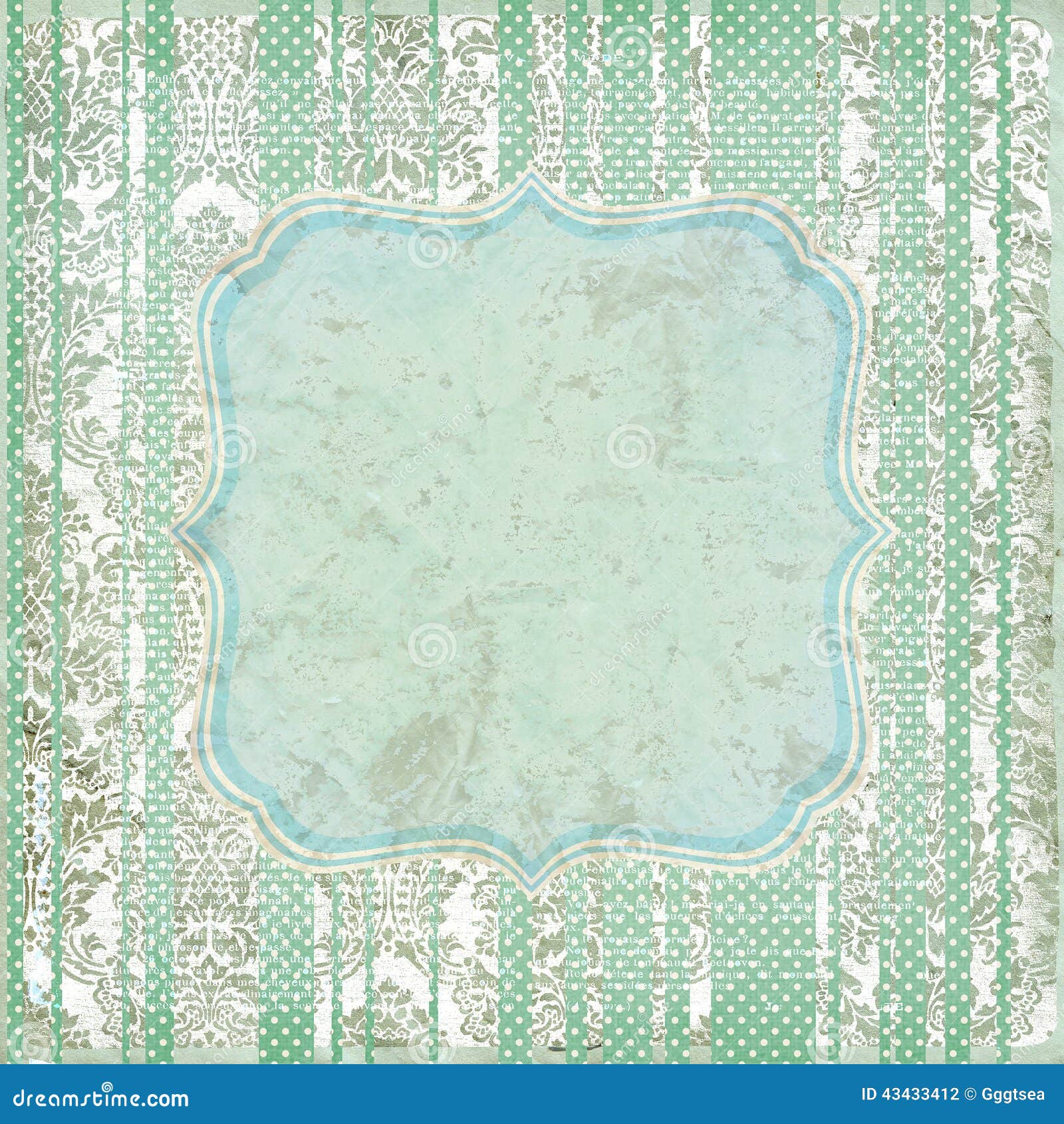 Vintage frame background stock illustration. Illustration of retro ...