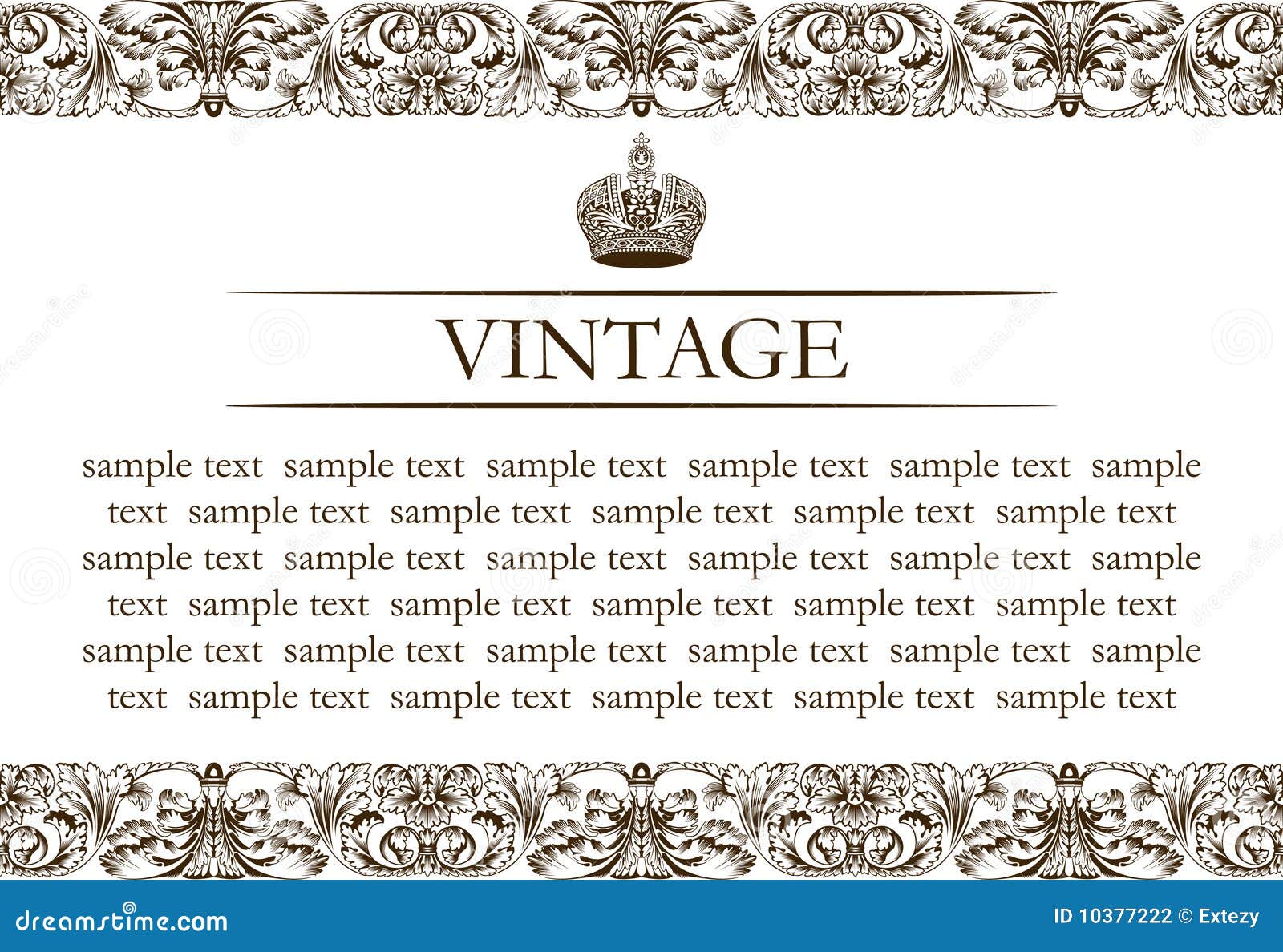 Vintage frame decor line stock vector. Illustration of background ...