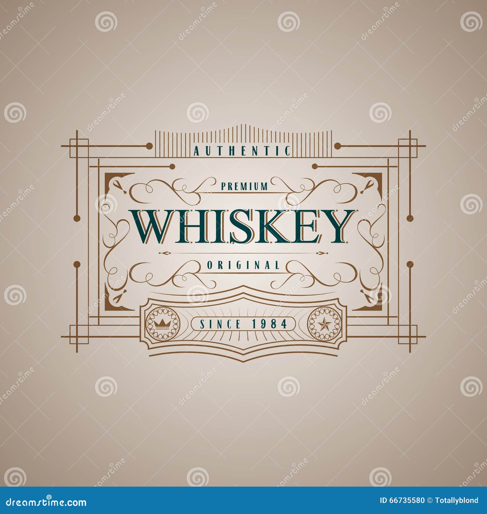 Whiskey Labels Copper Whiskey Still In A Form Of Duck Cartoon Vector ...