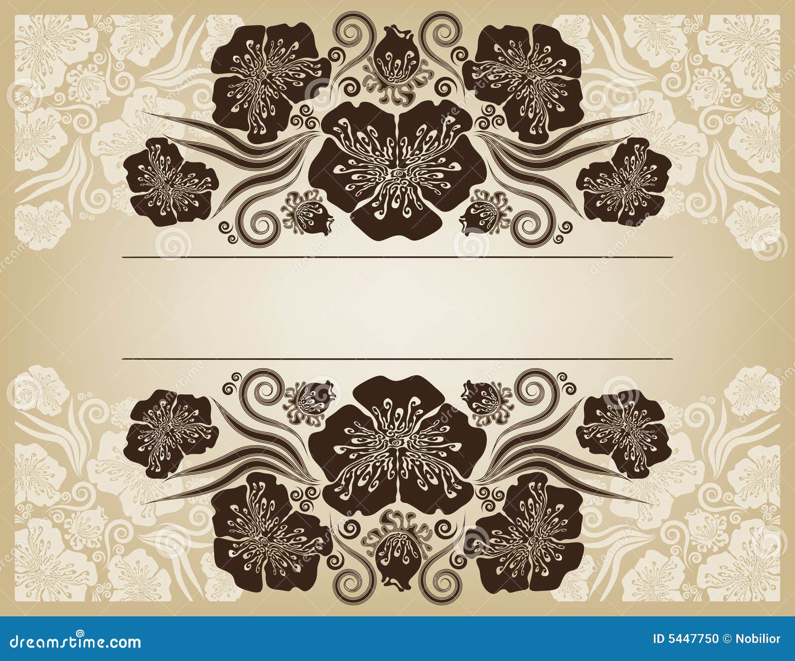Vintage Frame. Elegant. Beige. Stock Vector - Illustration of place ...