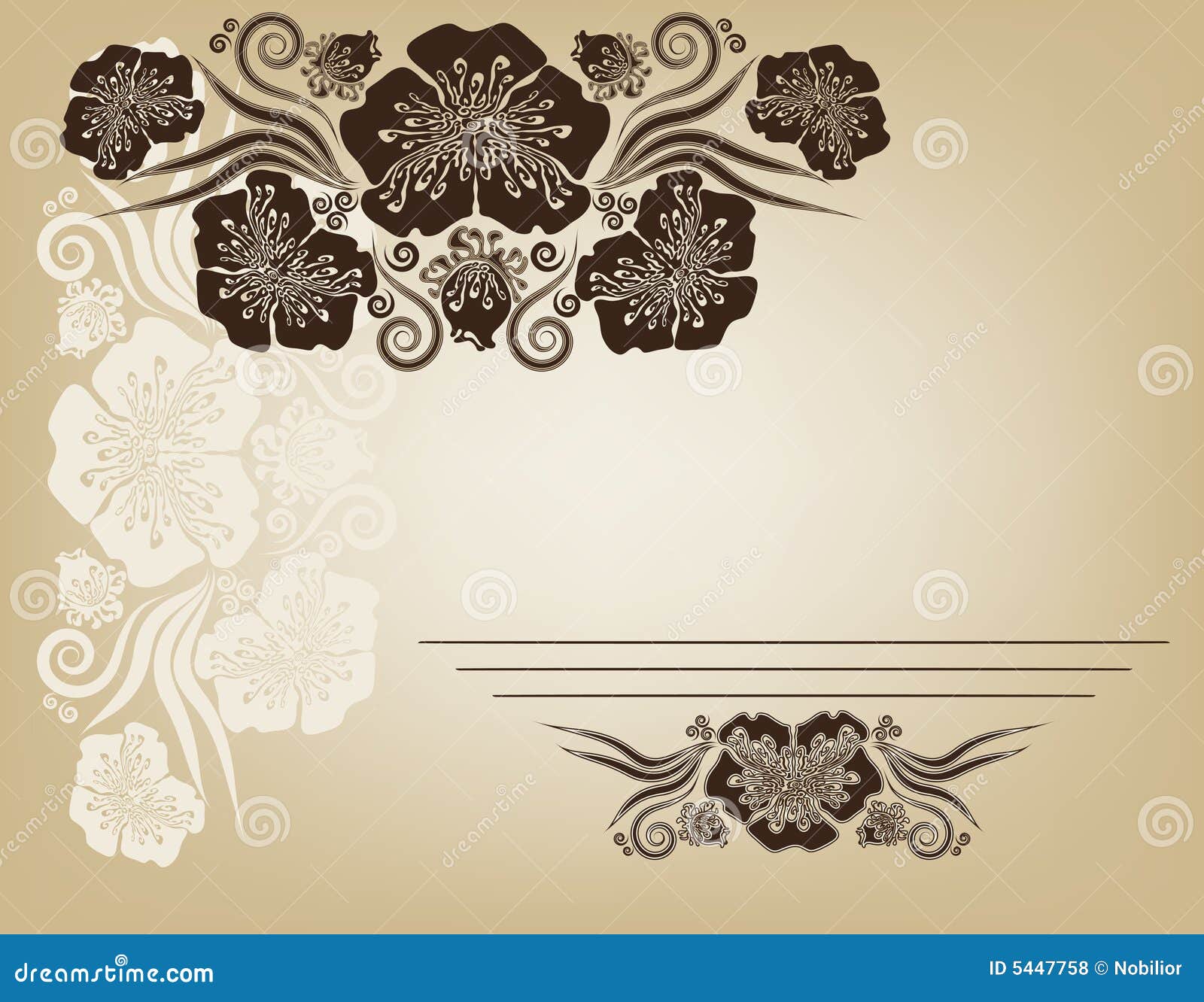 Vintage Frame. Elegant. Beige. Stock Vector - Illustration of abstract ...