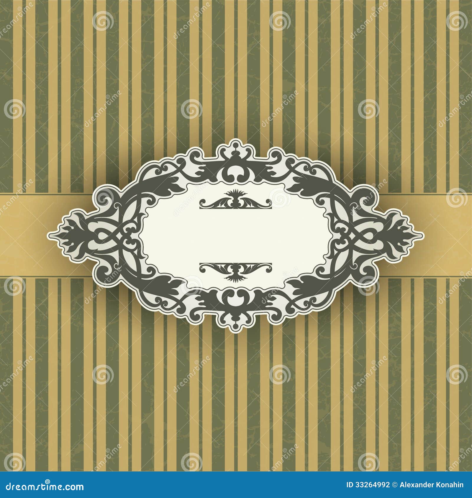 Vintage frame stock illustration. Illustration of beautiful - 33264992