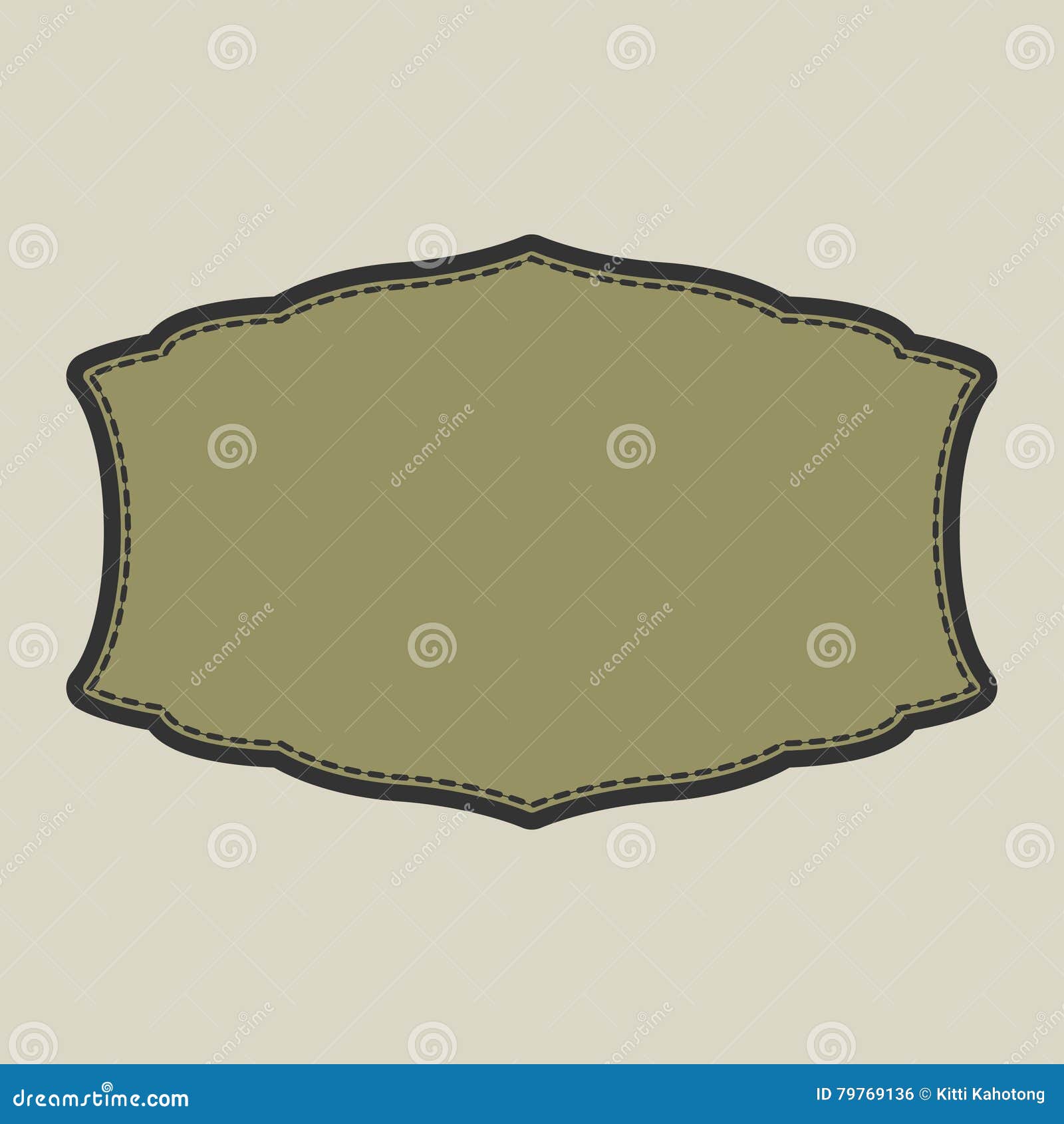 Vintage frame label stock vector. Illustration of element - 79769136