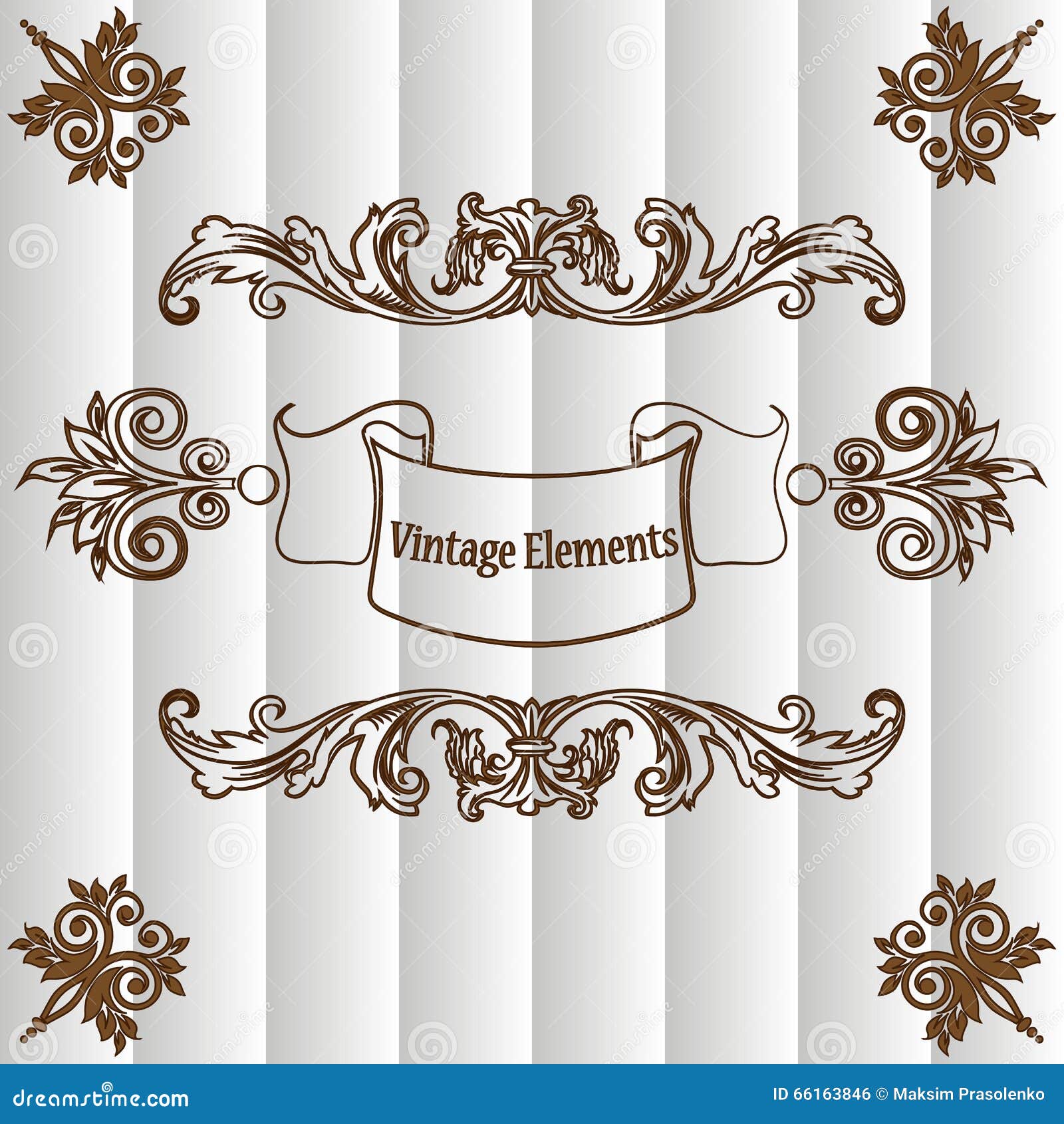 Vintage frame with pattern stock vector. Illustration of petal - 66163846