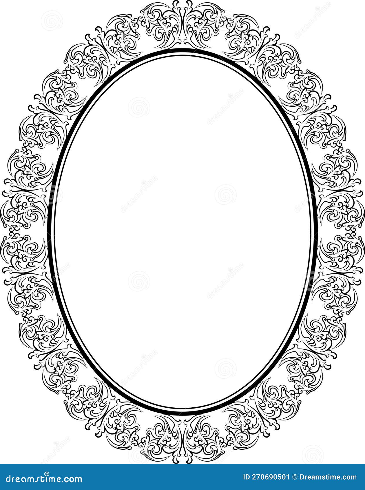 Vintage frame stock vector. Illustration of vintage - 270690501