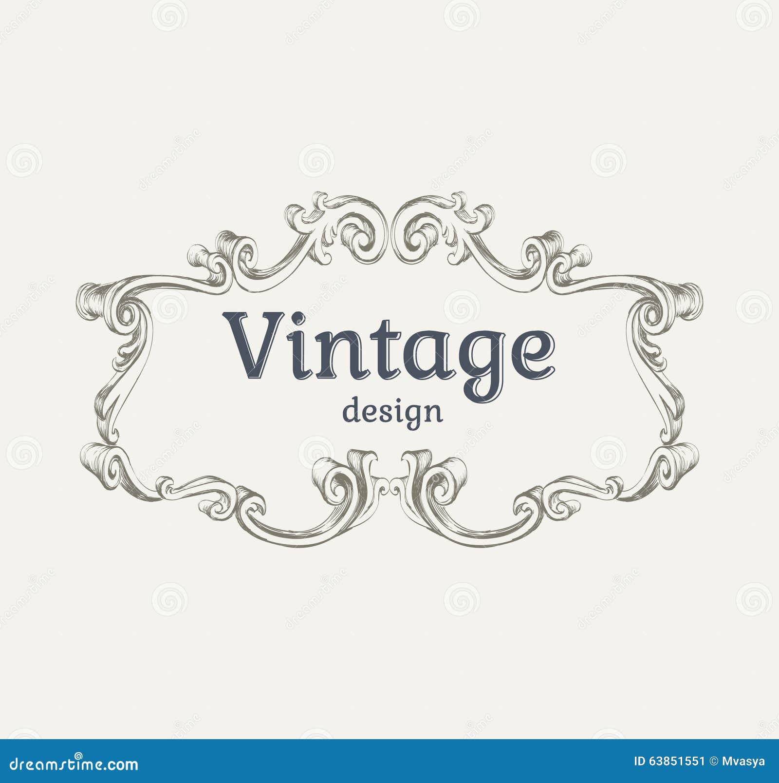 Vintage Frame Template Vector Illustration Template Stock Vector ... Vintage Frame Template Vector Illustration Template Stock Vector ...