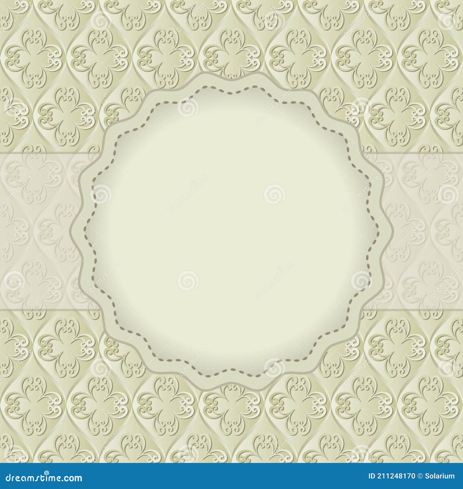 Vintage frame stock vector. Illustration of pattern - 211248170