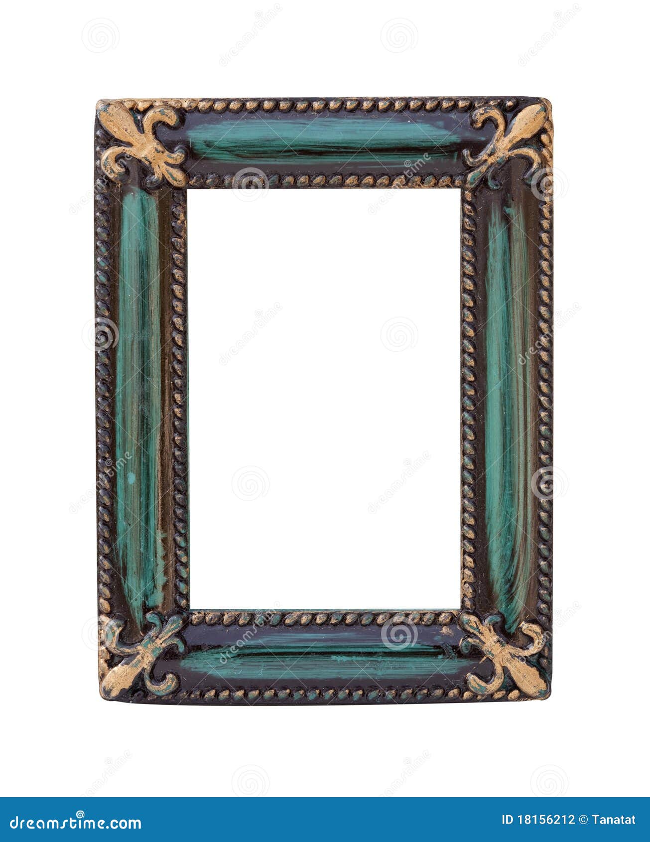 Vintage frame on white stock photo. Image of carved, ornate - 18156212