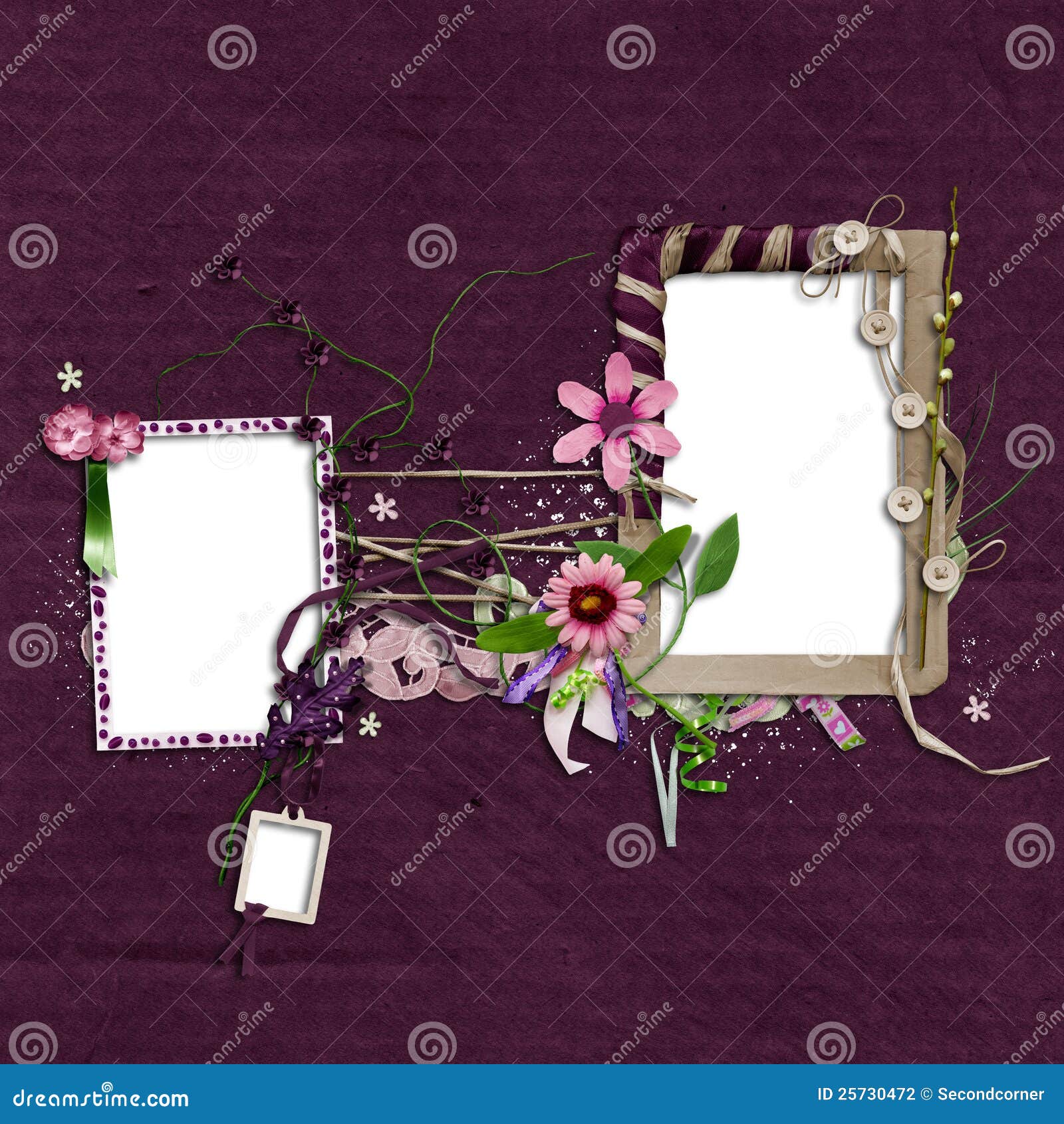 Vintage Framework Quickpage Stock Photo - Image of congratulation, path ...