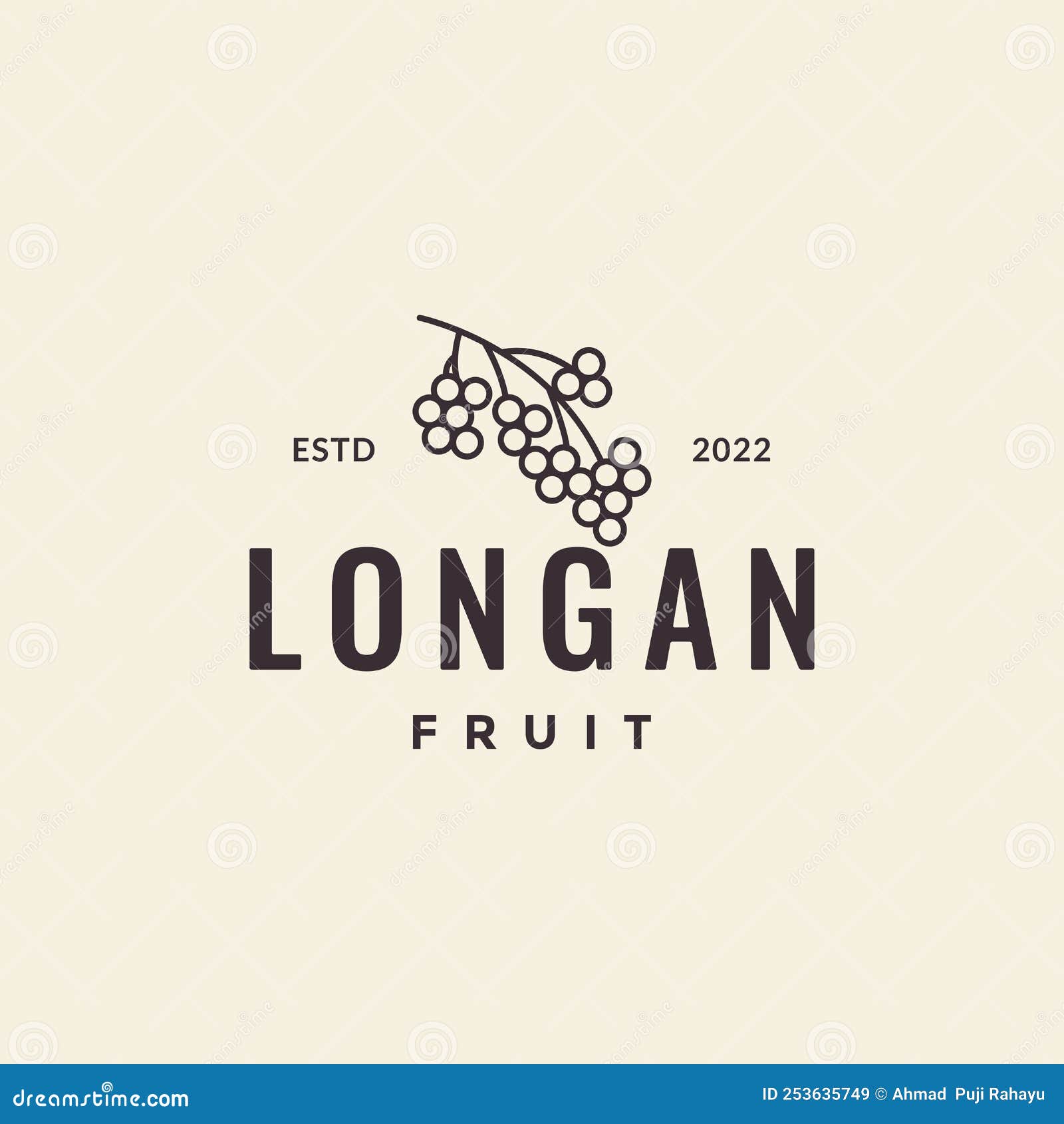 Logo Longan On White Background. Royalty-Free Stock Photography ...