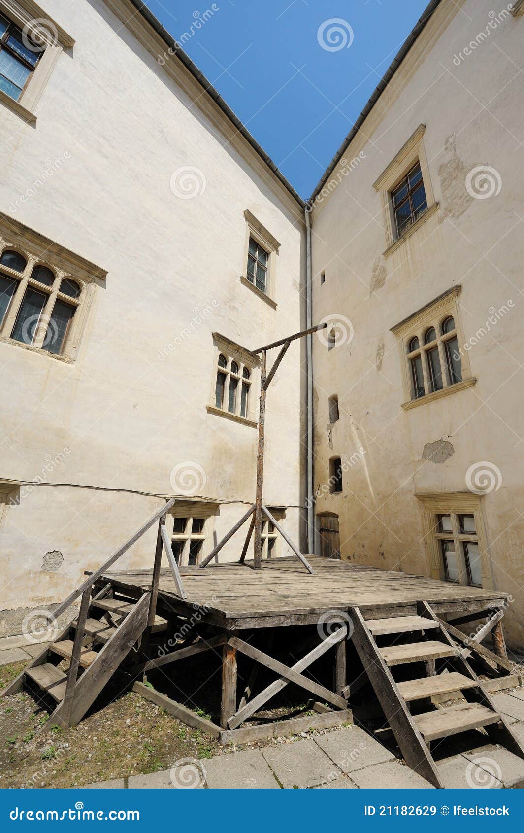 Vintage gallow stock image. Image of execution, empty - 21182629