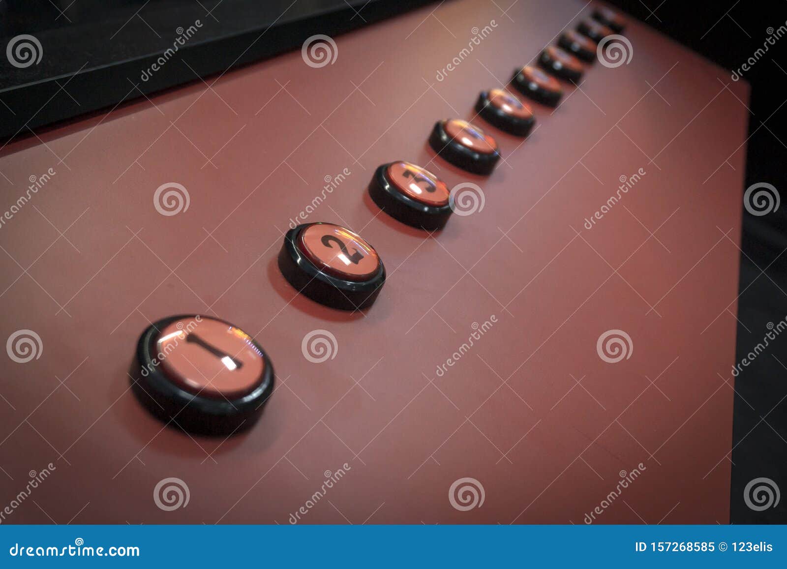 Vintage game buttons stock image. Image of device, numbers - 157268585