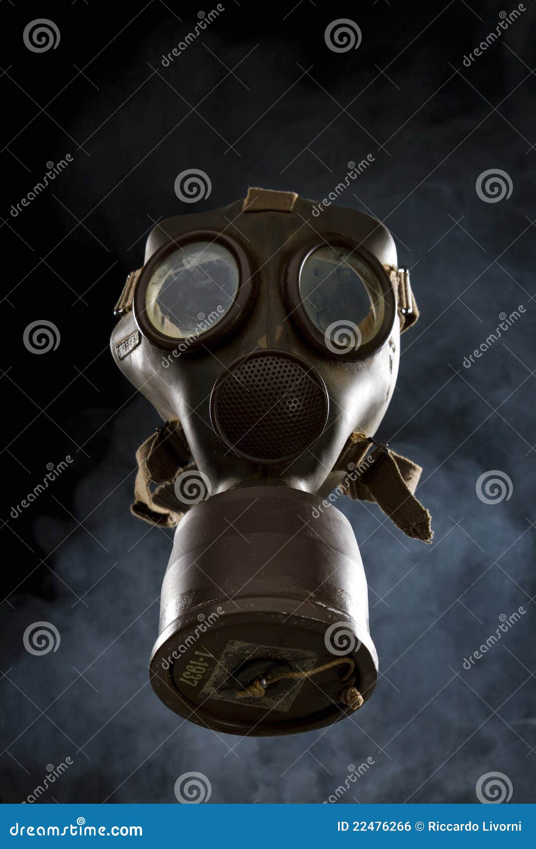 Vintage Gas Mask Isolated stock photo. Image of mask - 22476266
