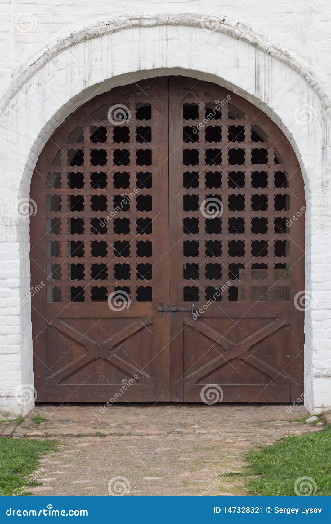 Vintage Gate in the Old Building Stock Image - Image of gate, design ...