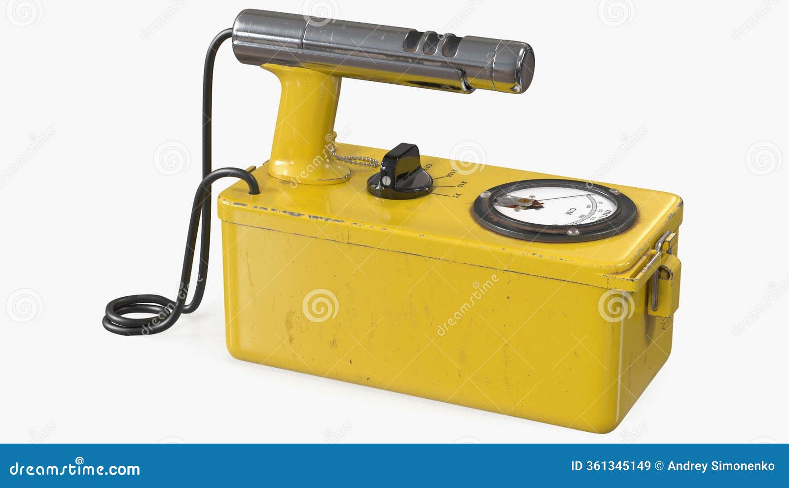 Vintage Geiger Counter Radiation Detection Device Model Stock Image ...