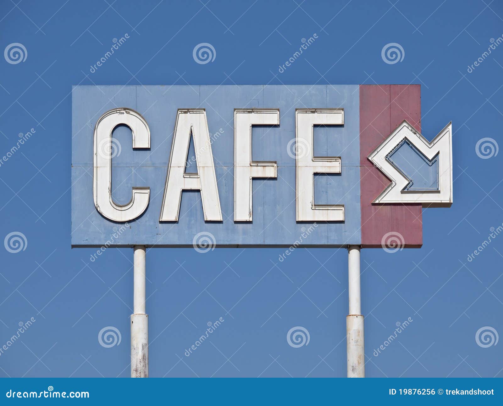 Vintage Generic Cafe Sign stock photo. Image of cafe - 19876256