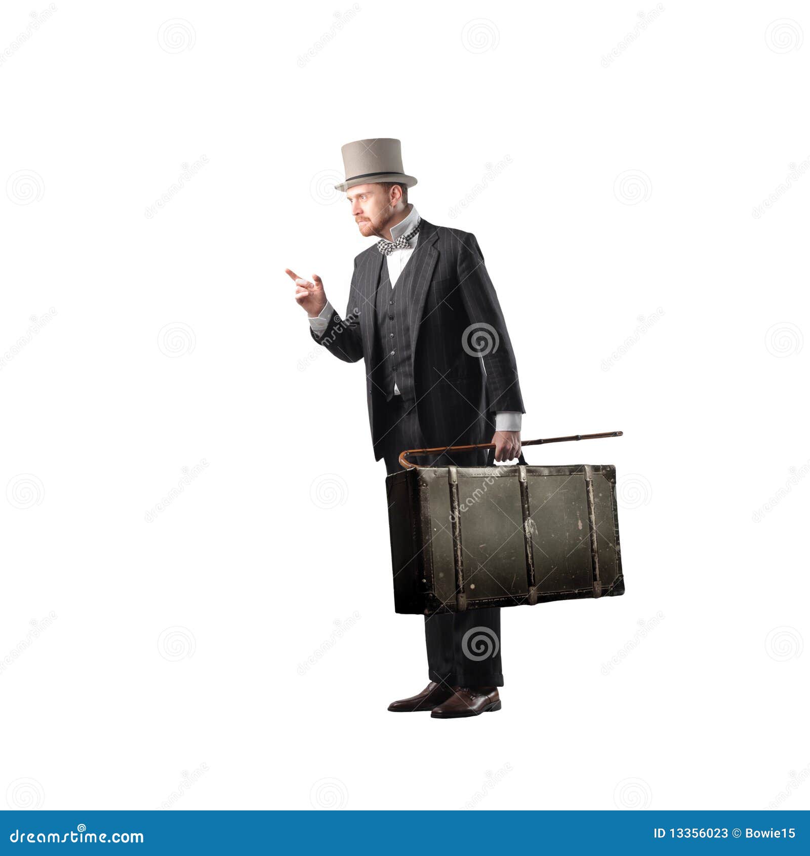 Vintage gentleman stock image. Image of travel, white - 13356023