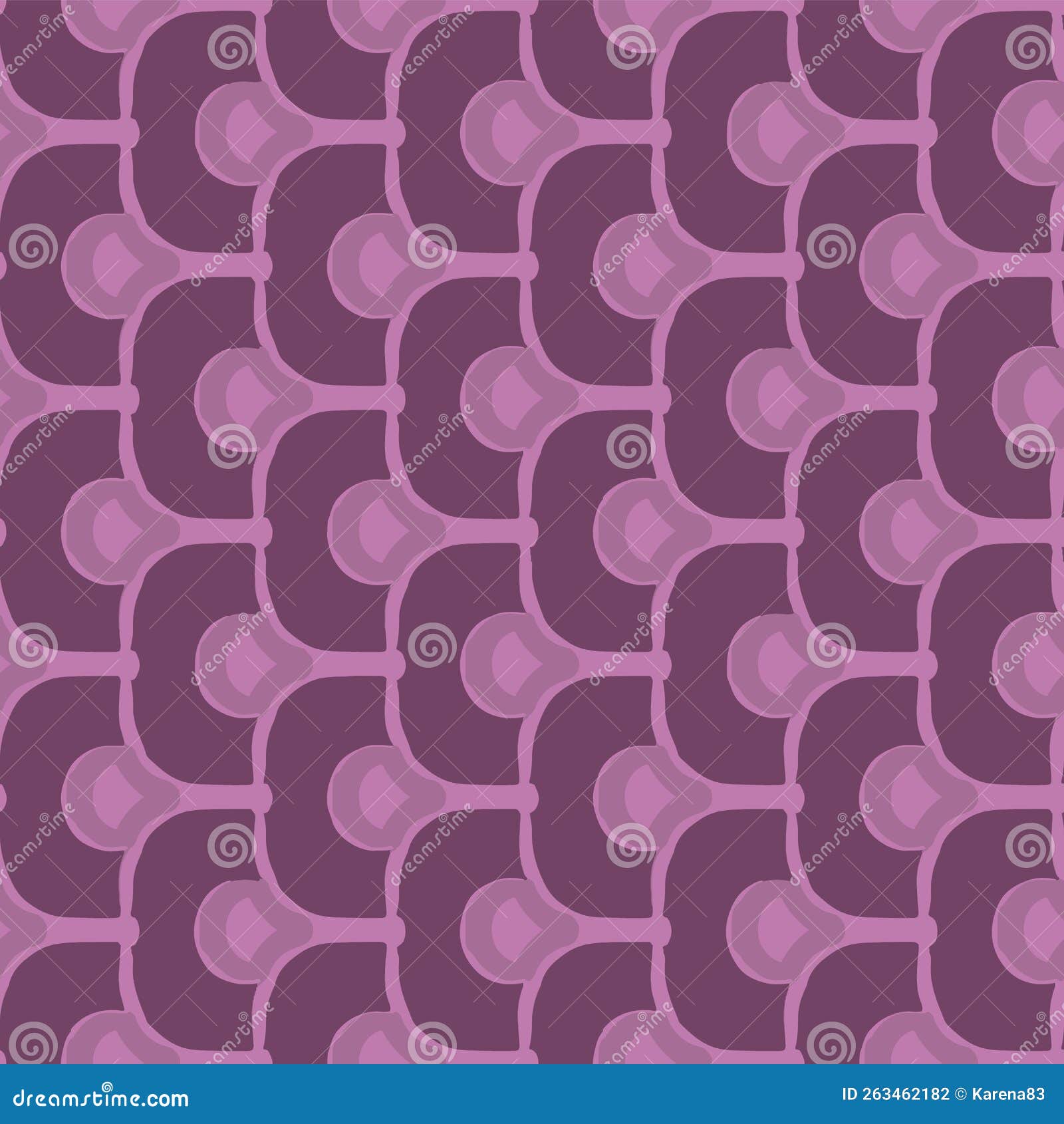 Vintage Geo Repeat Pattern Seamless Background Print Stock Vector ...