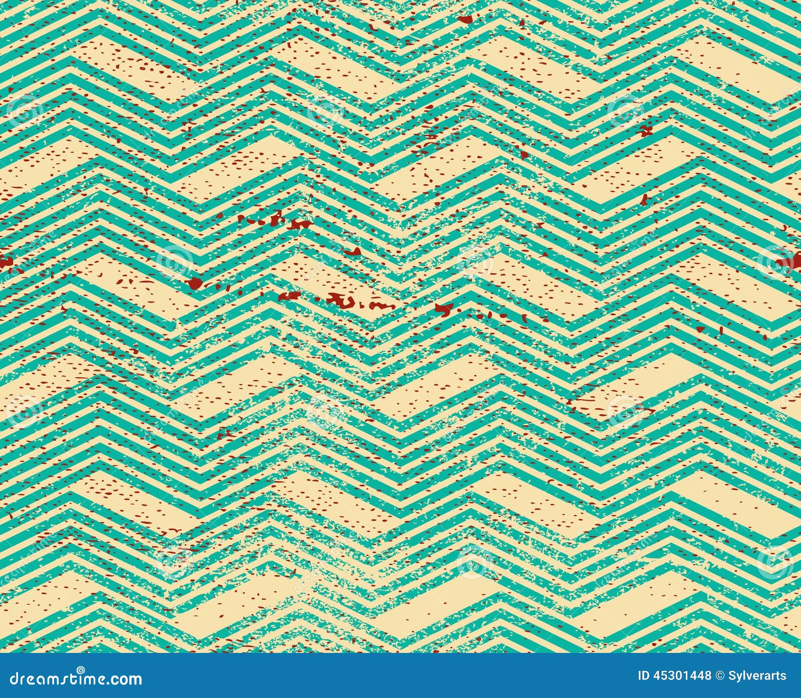 Vintage Geometric Pattern with Dirt Texture, Vector Stock Vector ...