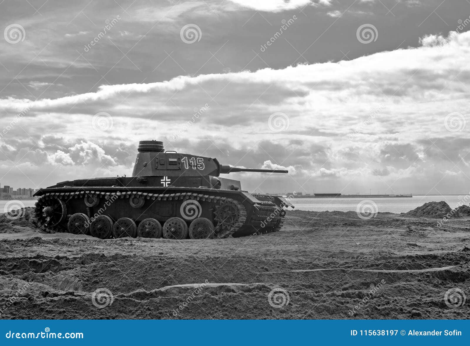 Vintage German Medium Tank of the Second World War Editorial ...