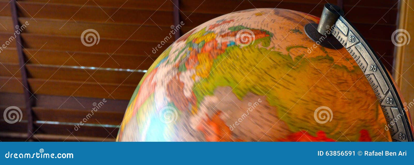 Vintage globe close up. stock image. Image of history - 63856591