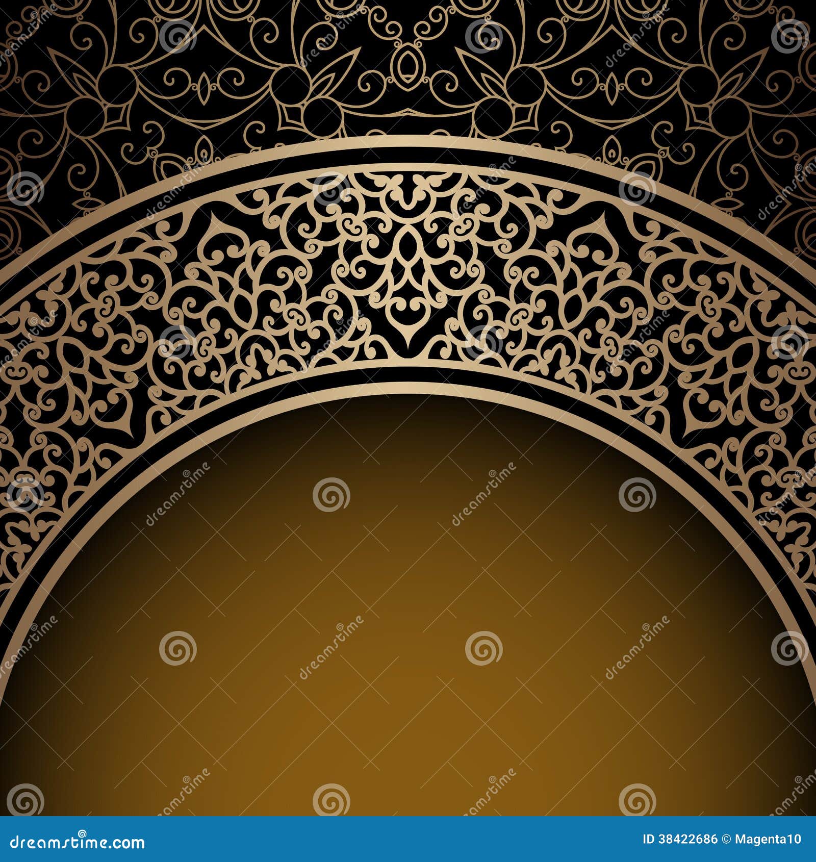 Vintage gold background stock vector. Illustration of frames - 38422686