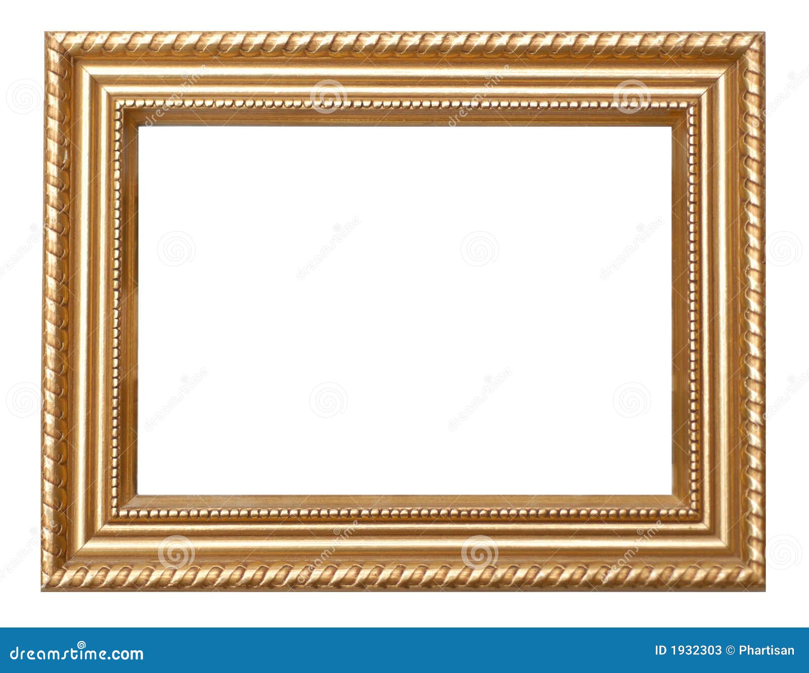 Vintage Gold Frame Square