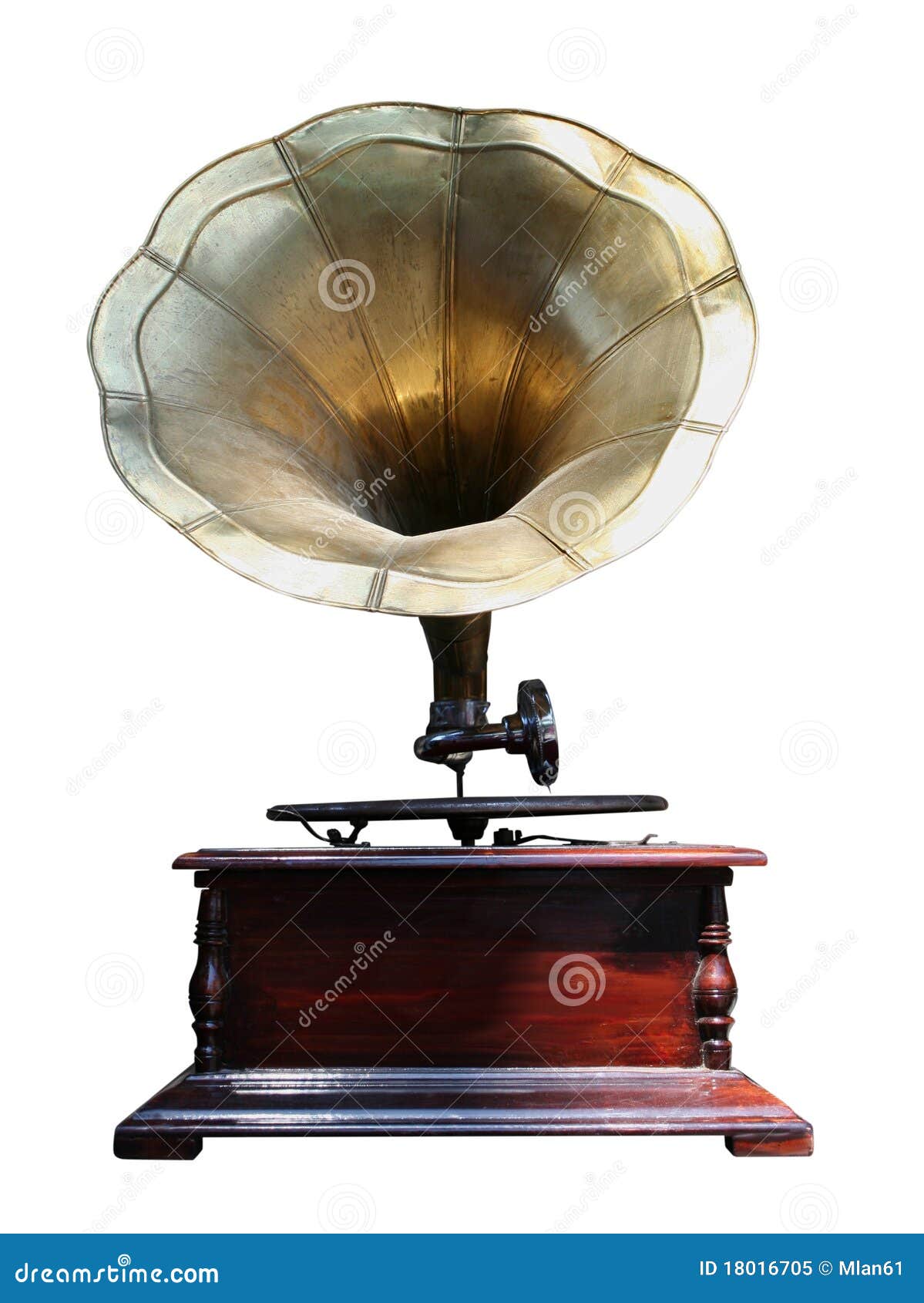 Vintage Gramophone stock image. Image of retro, music - 18016705