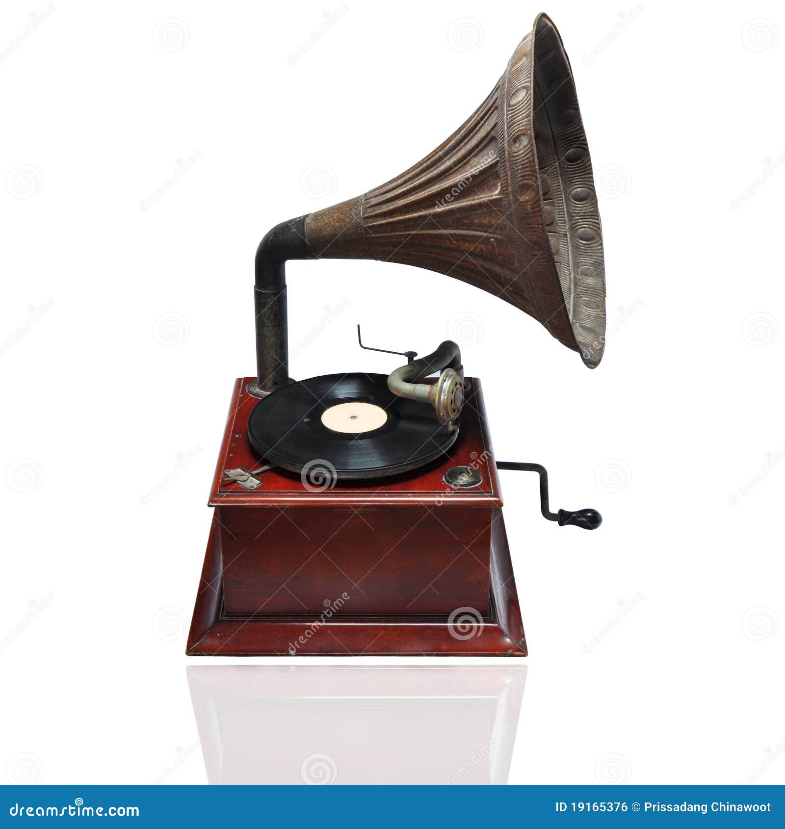 Vintage gramophone stock photo. Image of phonograph, gramophone - 19165376