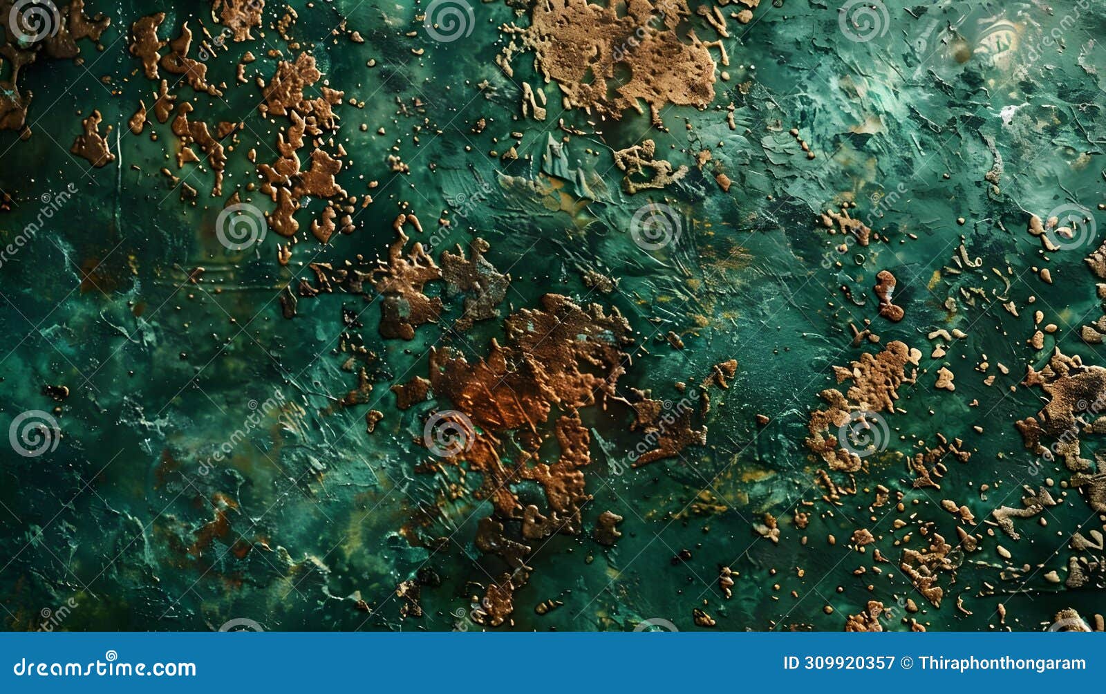 Vintage Green Copper Texture Stock Illustration - Illustration of brown, wallpaper: 309920357