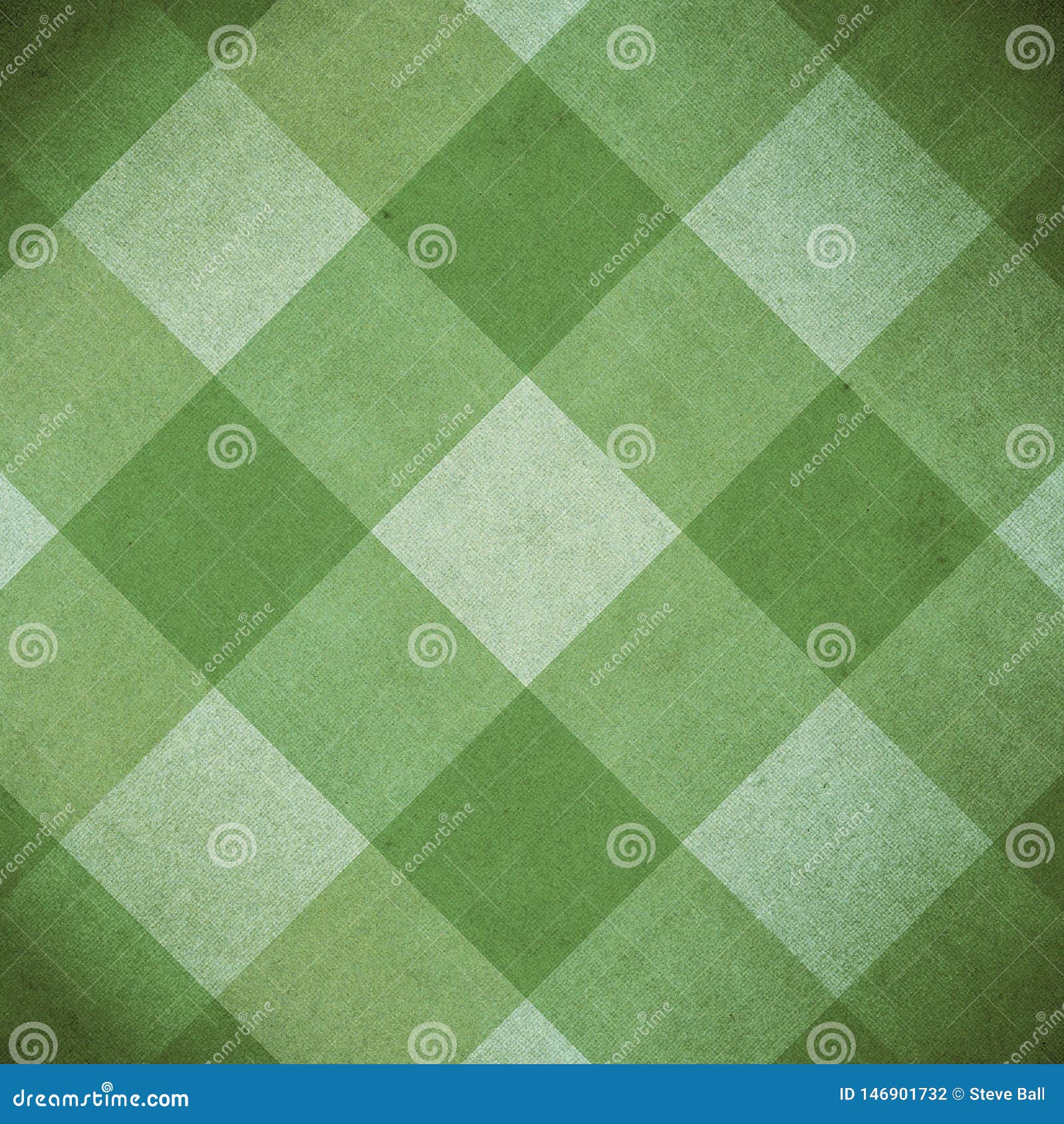 Vintage Green Diamond Pattern Stock Illustration - Illustration of ...