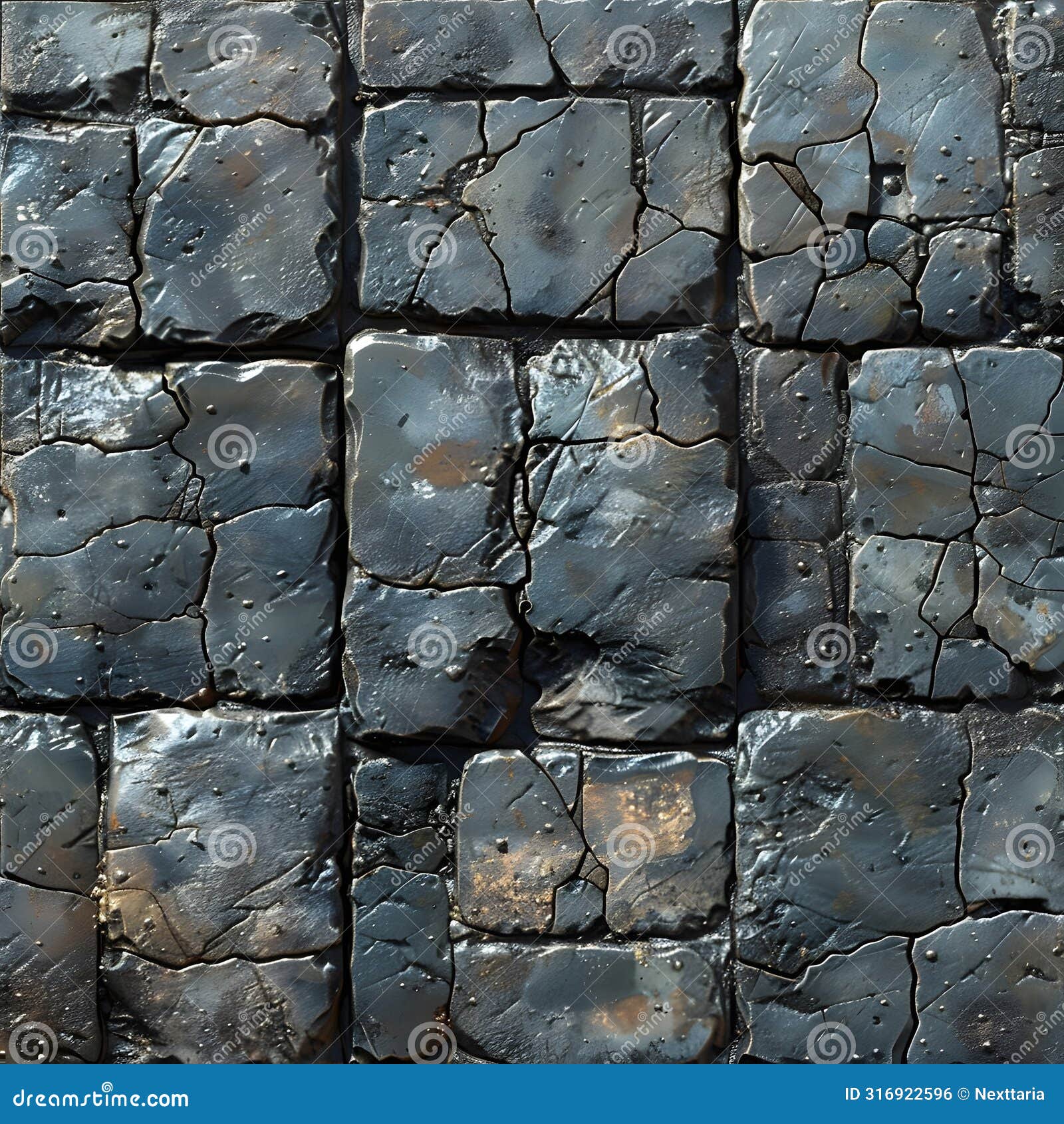 Vintage Grey Stone Floor With Extensive Patterns And Aged Surface ...