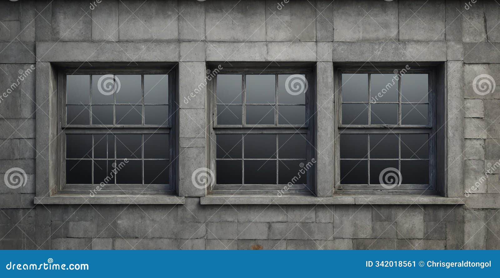 Vintage Grey Theme House with Square Windows for Banne Ai Generated ...