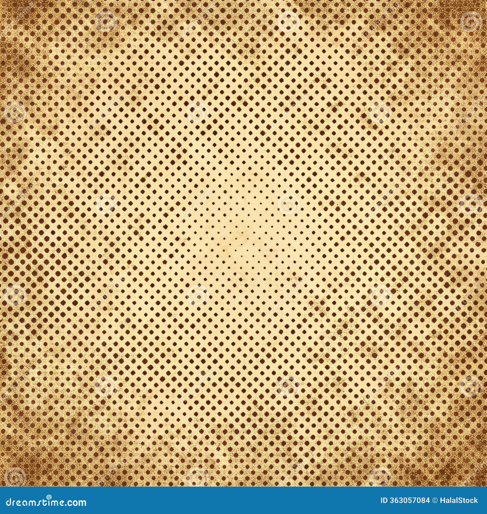 Vintage Grit Texture Overlay with Halftone Pattern Stock Illustration ...