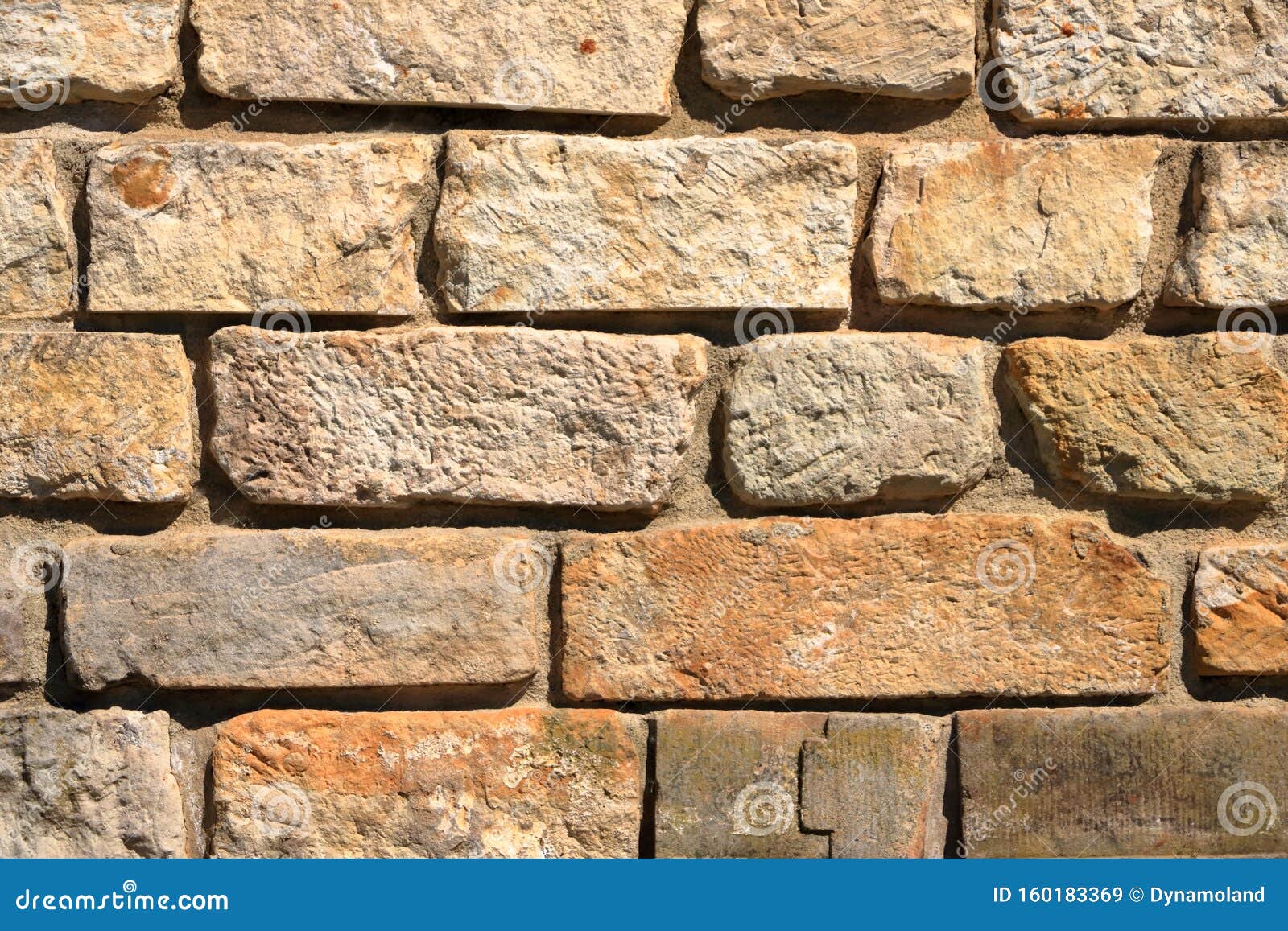 Vintage Grunge Sandstone Blocks Wall Texture Stock Image - Image of ...