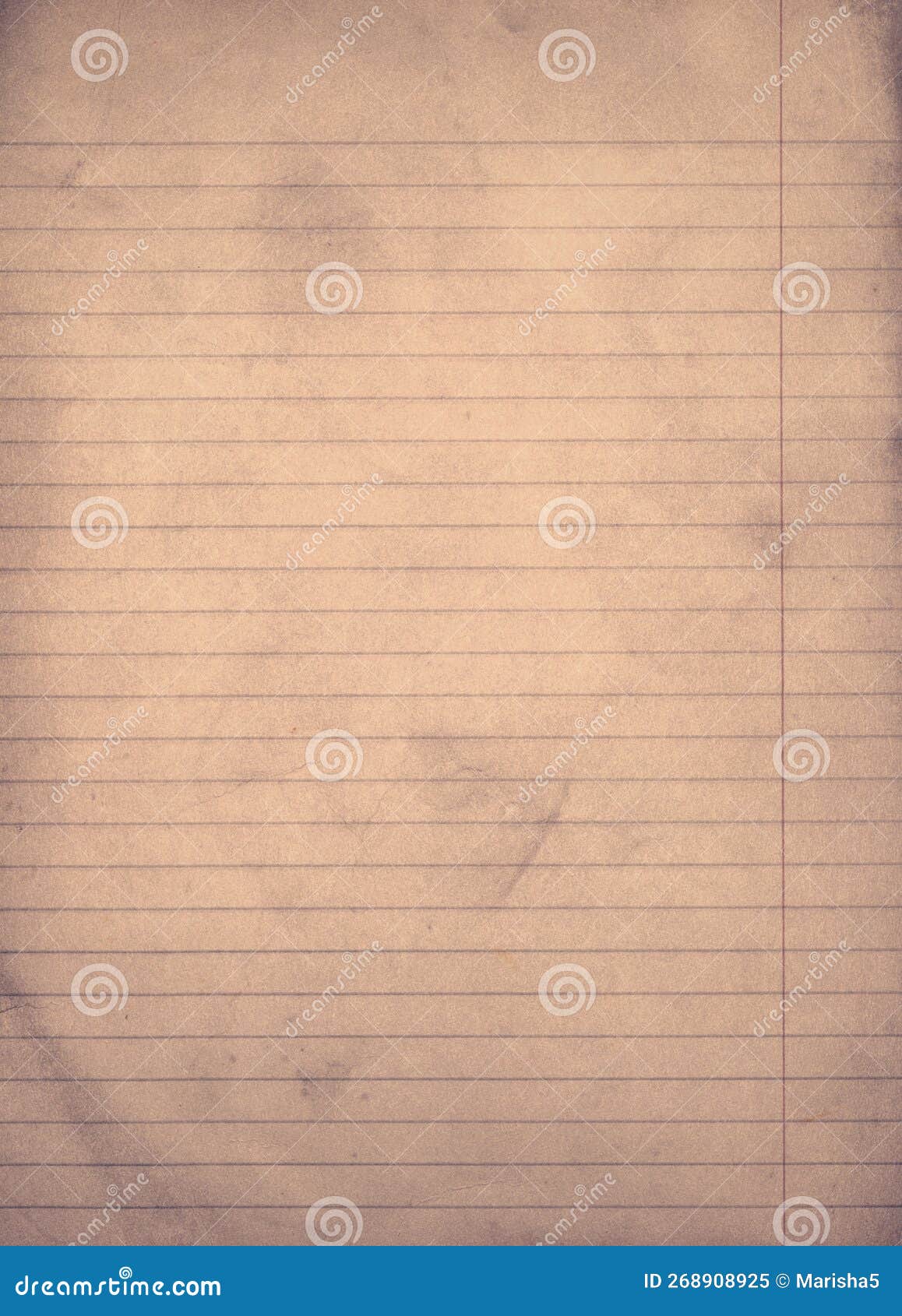 Vintage Grungy Lined Paper stock image. Image of lines - 268908925