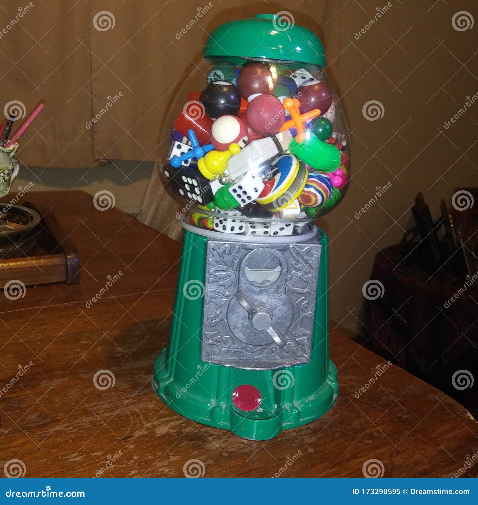 Vintage gumball machine stock image. Image of rare, gumball - 173290595