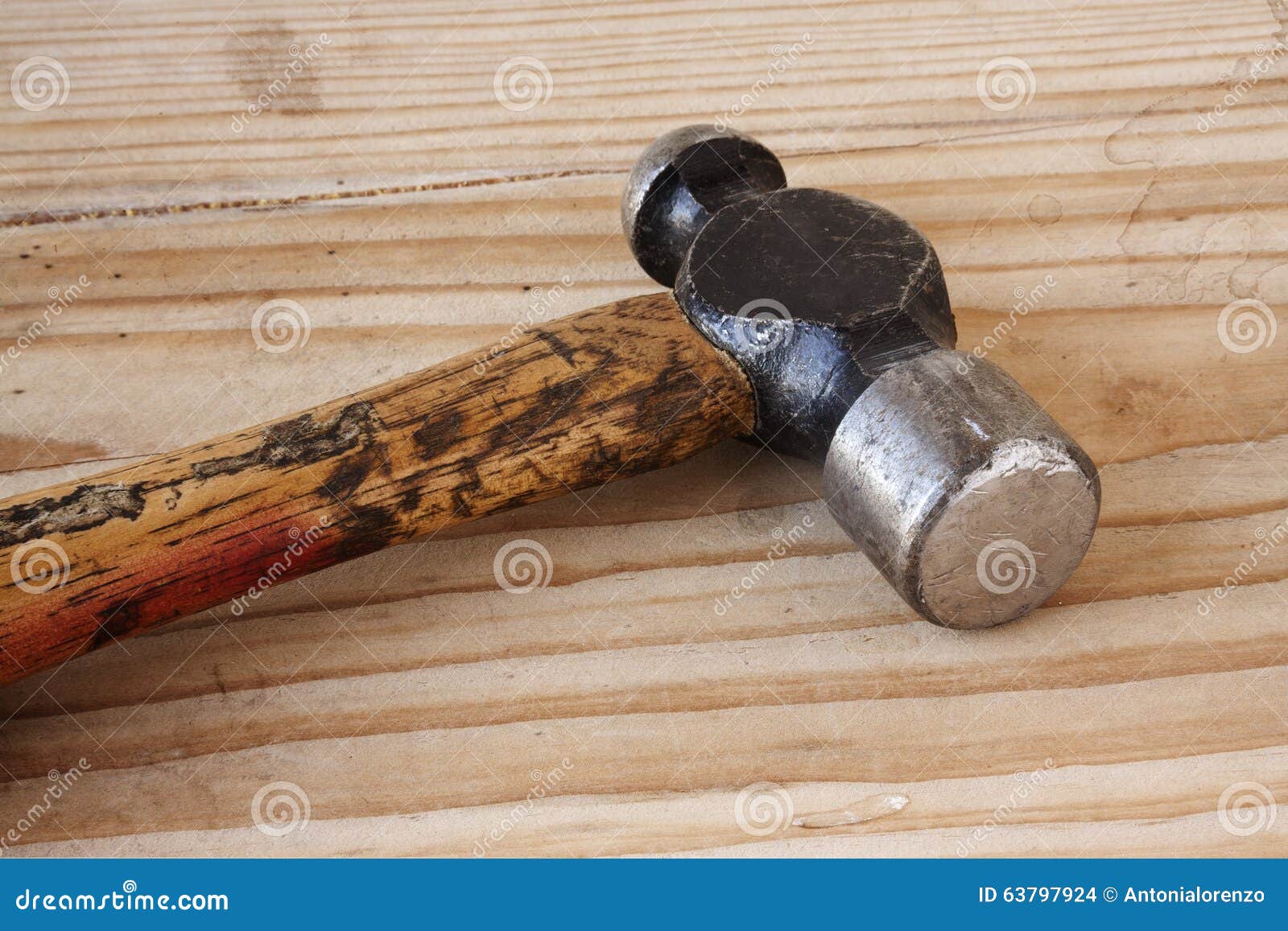 Vintage Hammer stock photo. Image of iron, used, improvement - 63797924