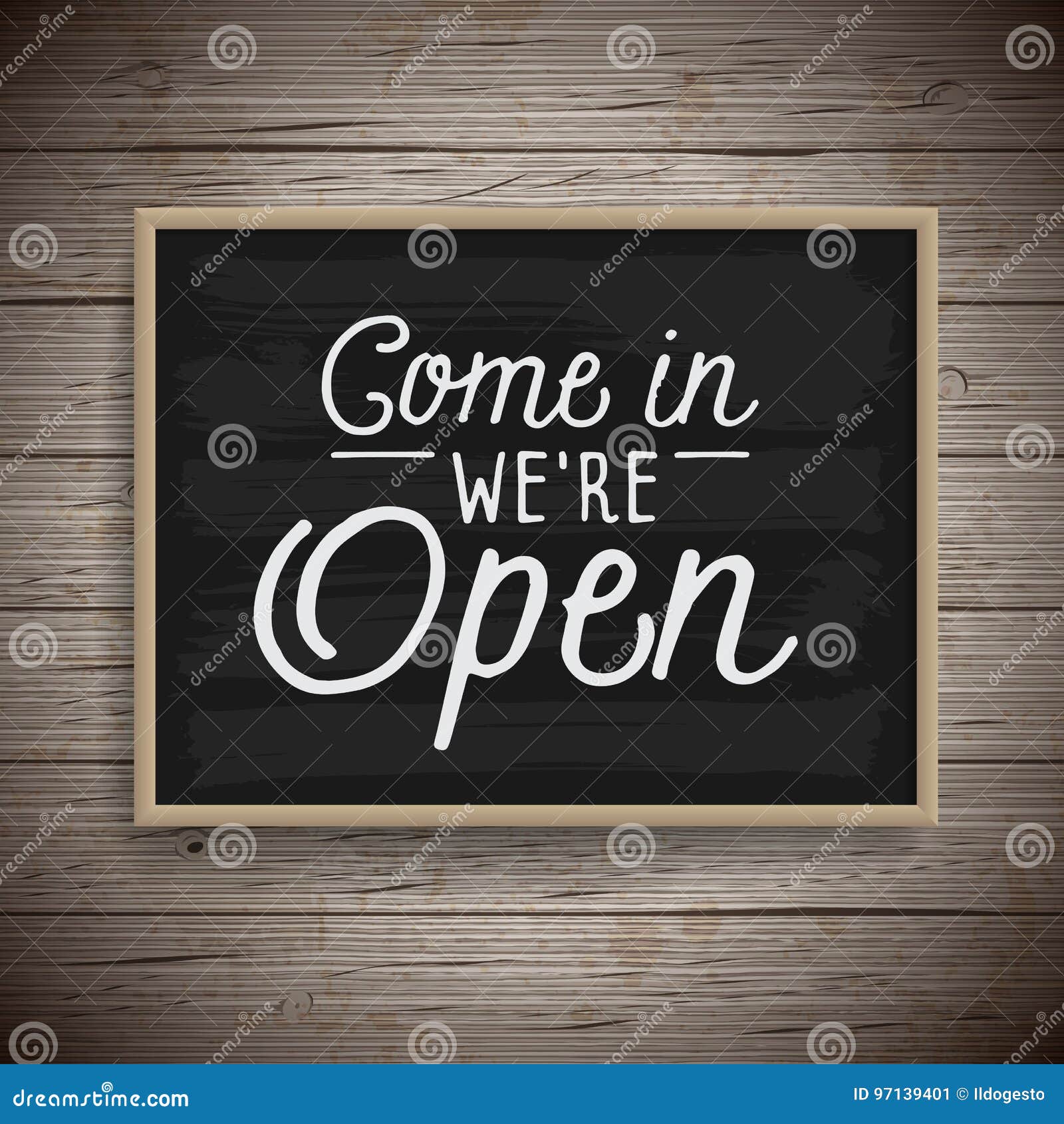 Vintage Hand Drawn Lettering Poster for Retail Stock Vector ...