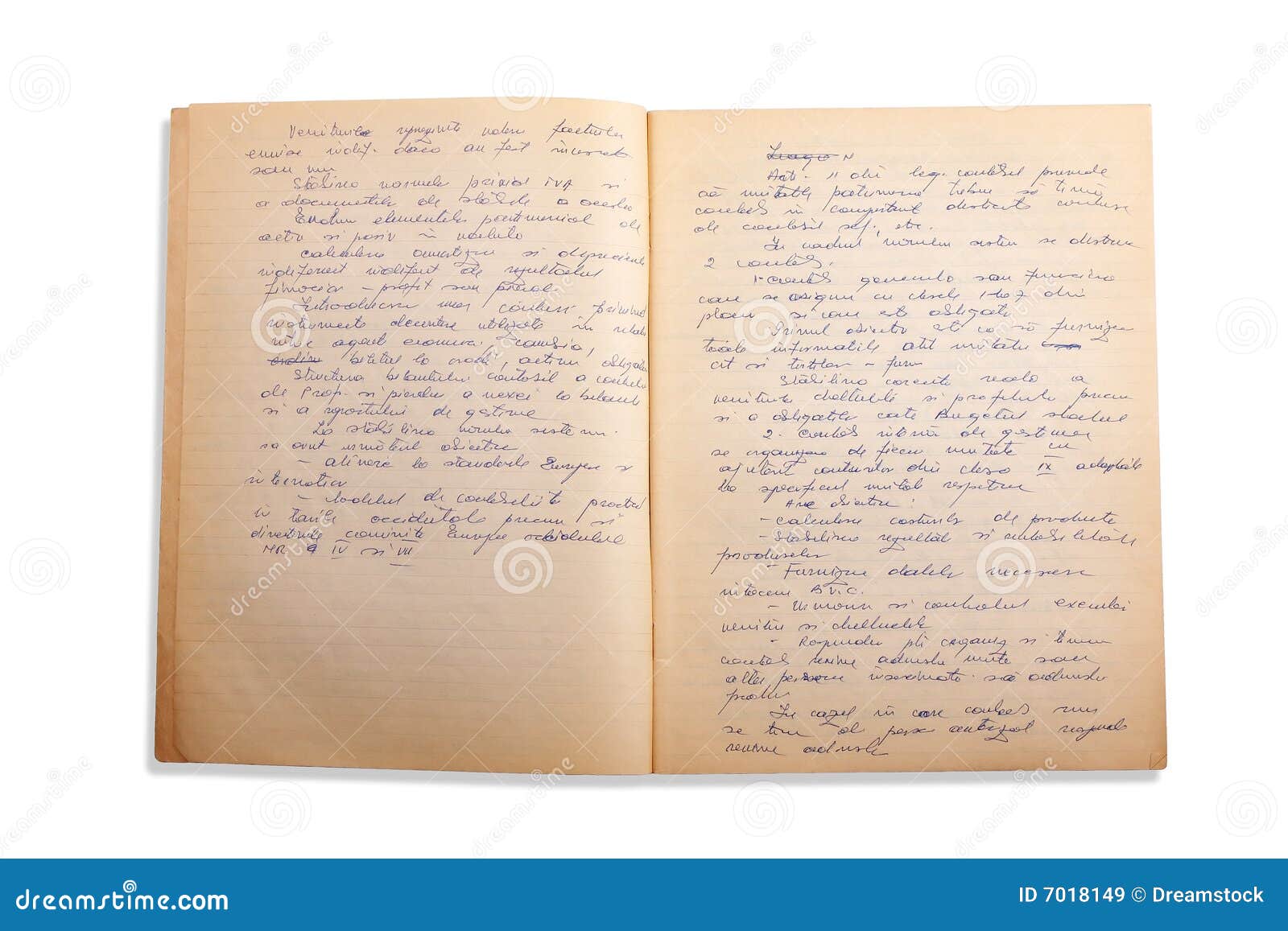 Vintage hand-written pages stock image. Image of sign - 7018149