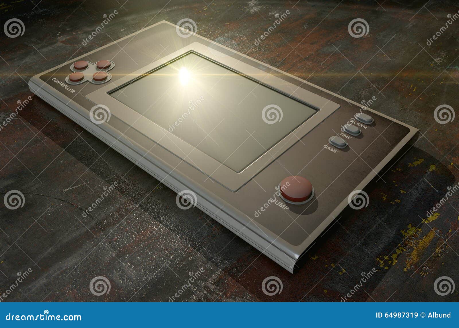 Vintage Handheld Video Game Stock Image - Image of bygone, stack: 64987319
