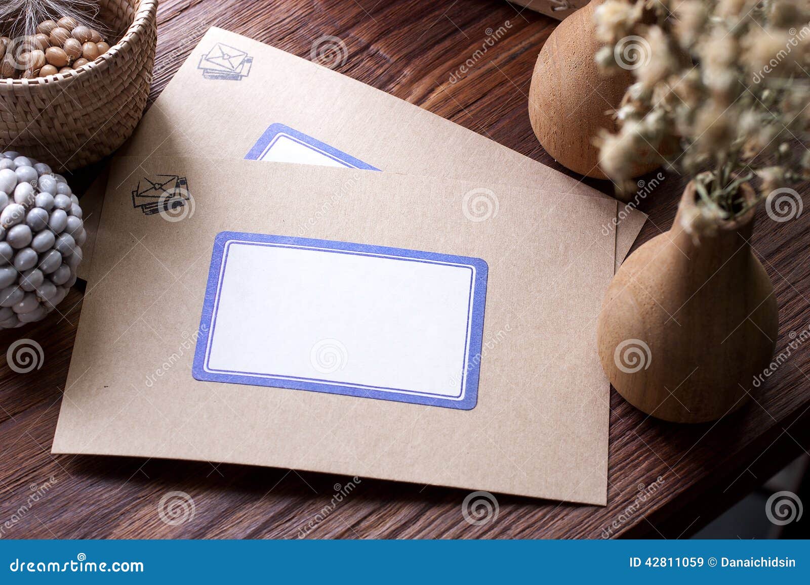 Vintage Handmade Postcard stock image. Image of blank - 42811059