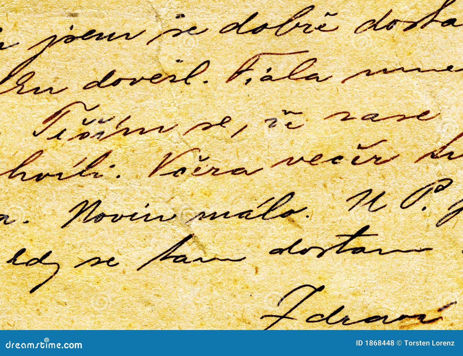 Vintage handwriting stock photo. Image of culture, reading - 1868448