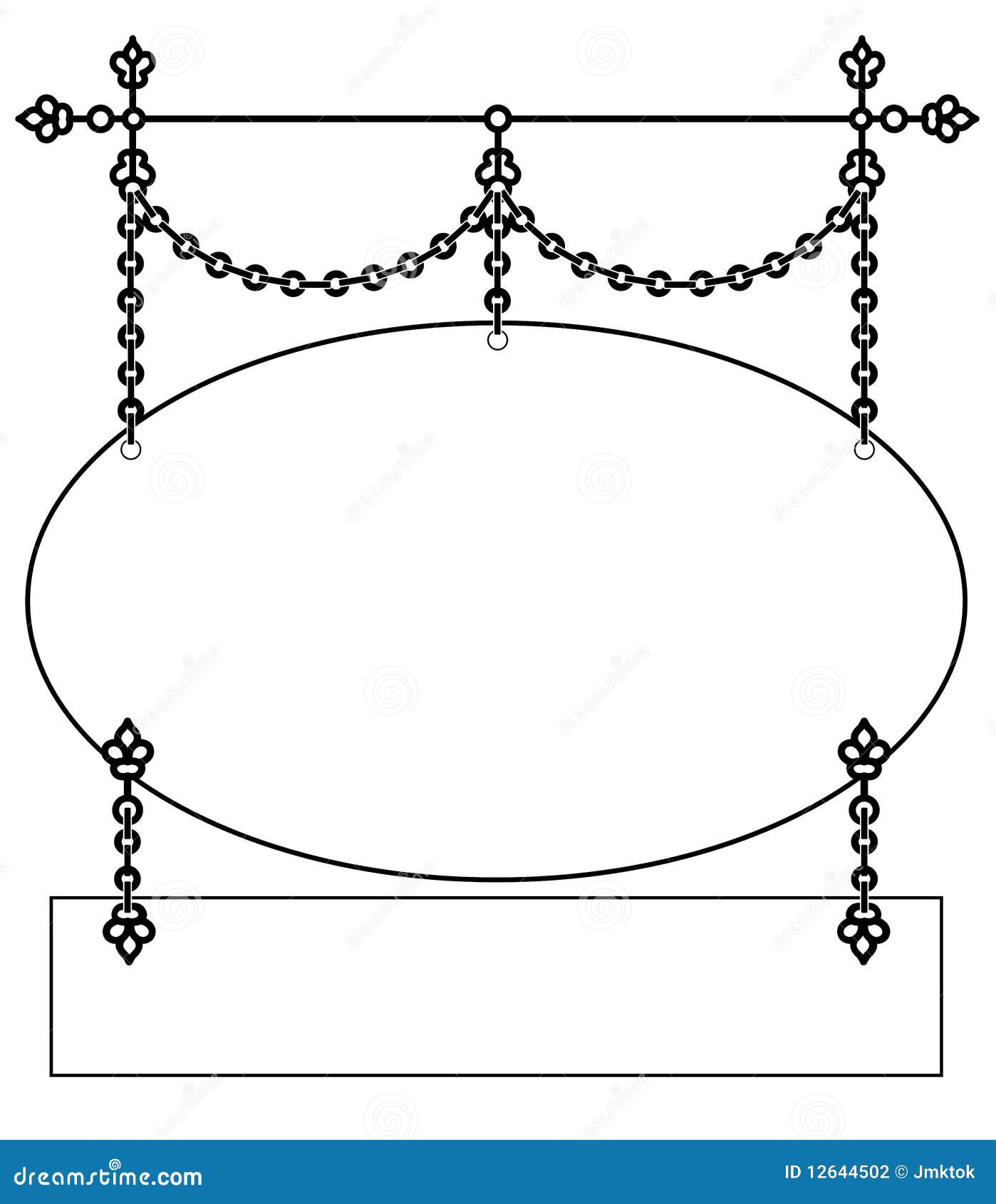 Vintage Hanging Sign stock vector. Illustration of business - 12644502