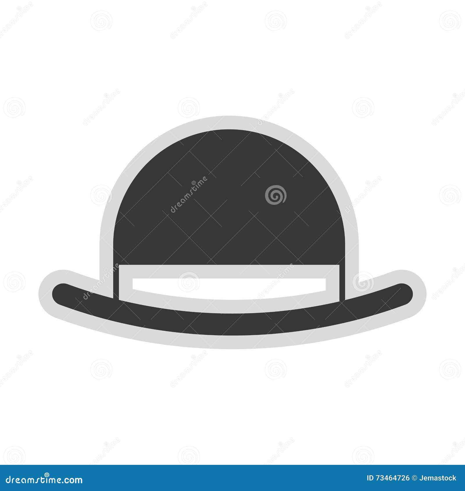 Vintage hat icon stock illustration. Illustration of revival - 73464726