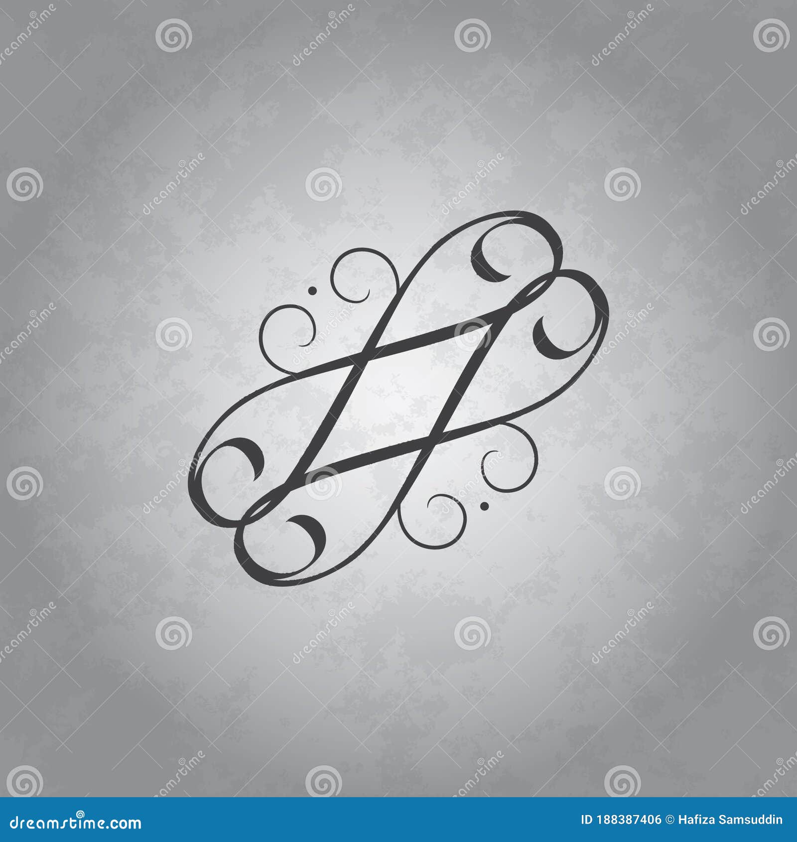 Vintage Header and Border Design. Vector Illustration Decorative Design ...