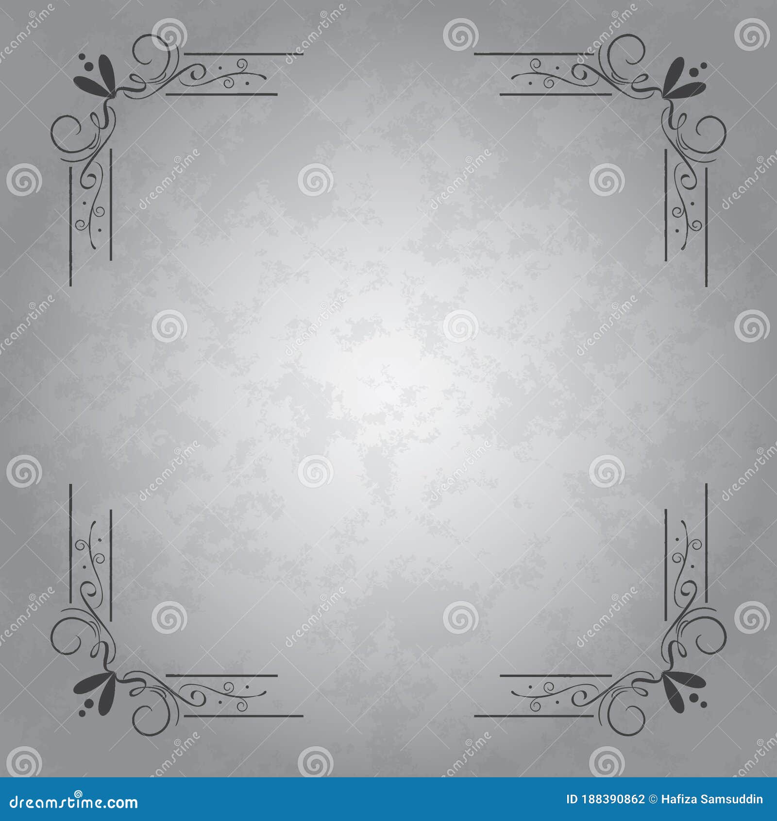 Vintage Header and Border Design. Vector Illustration Decorative Design ...