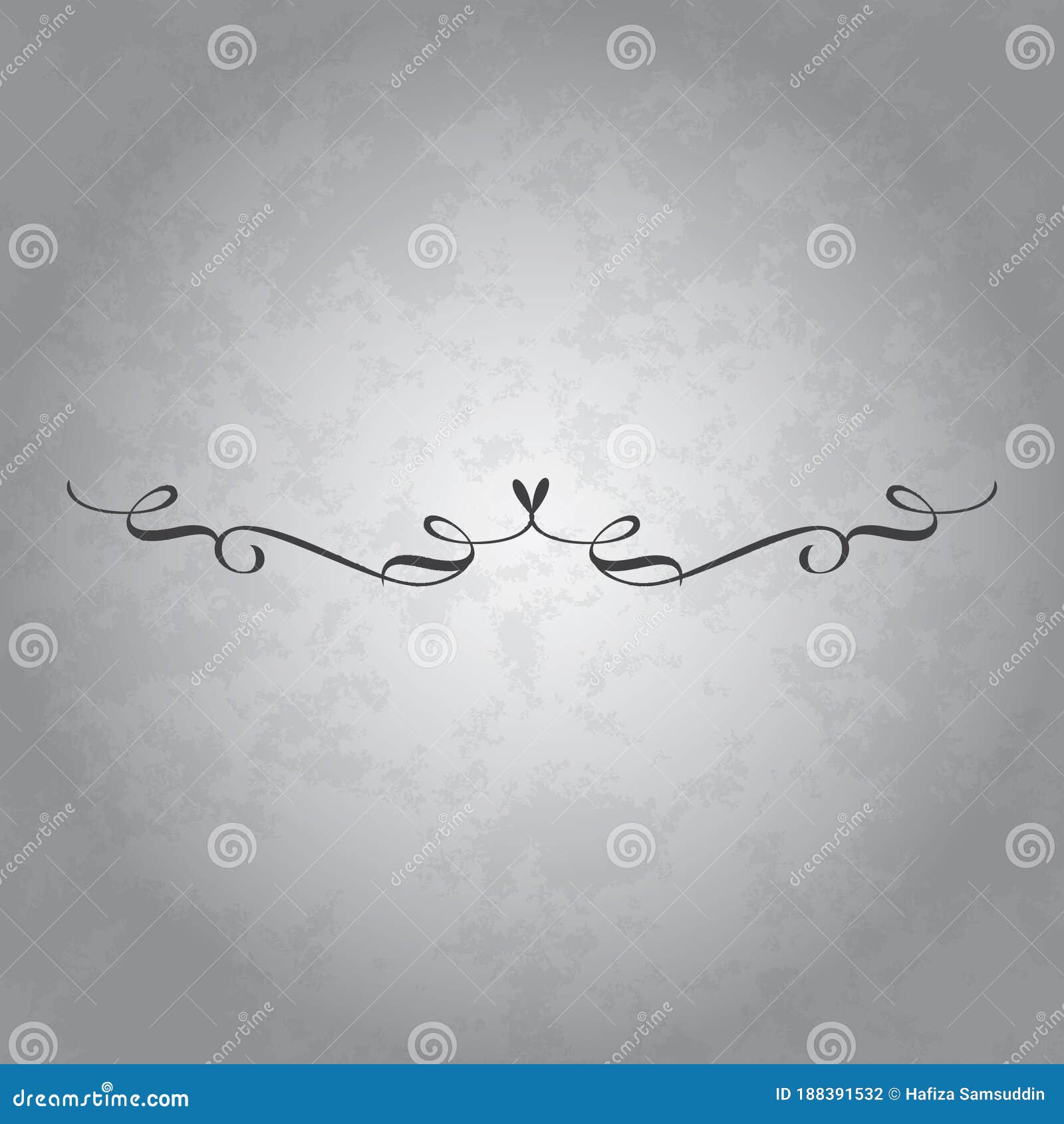 Vintage Header and Border Design. Vector Illustration Decorative Design ...