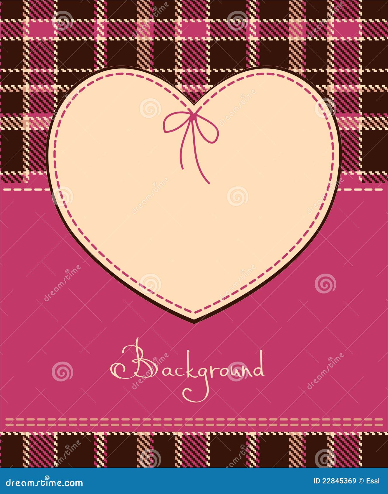 Vintage heart shape design stock vector. Illustration of abstract ...
