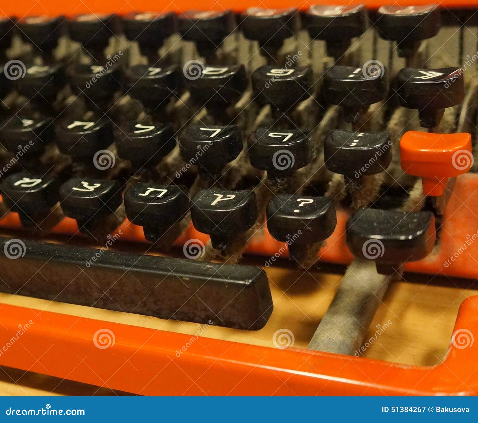 Vintage Hebrew typewriter stock image. Image of israel - 51384267